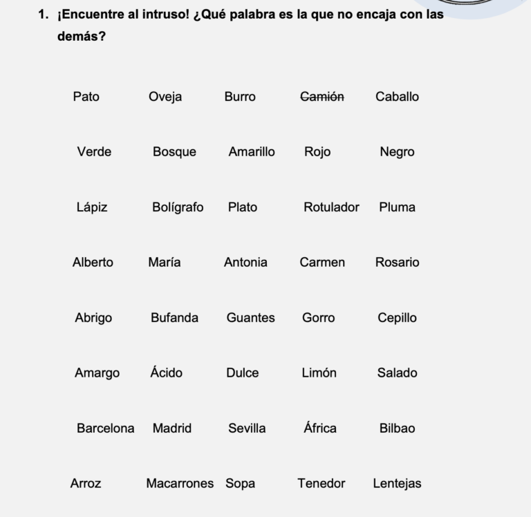 Ejercicios de memoria para personas mayores - Vitalhogar